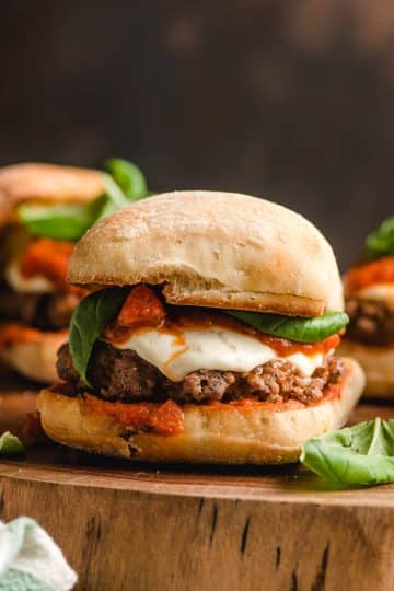 Italian Burgers - Ground Beef Recipes