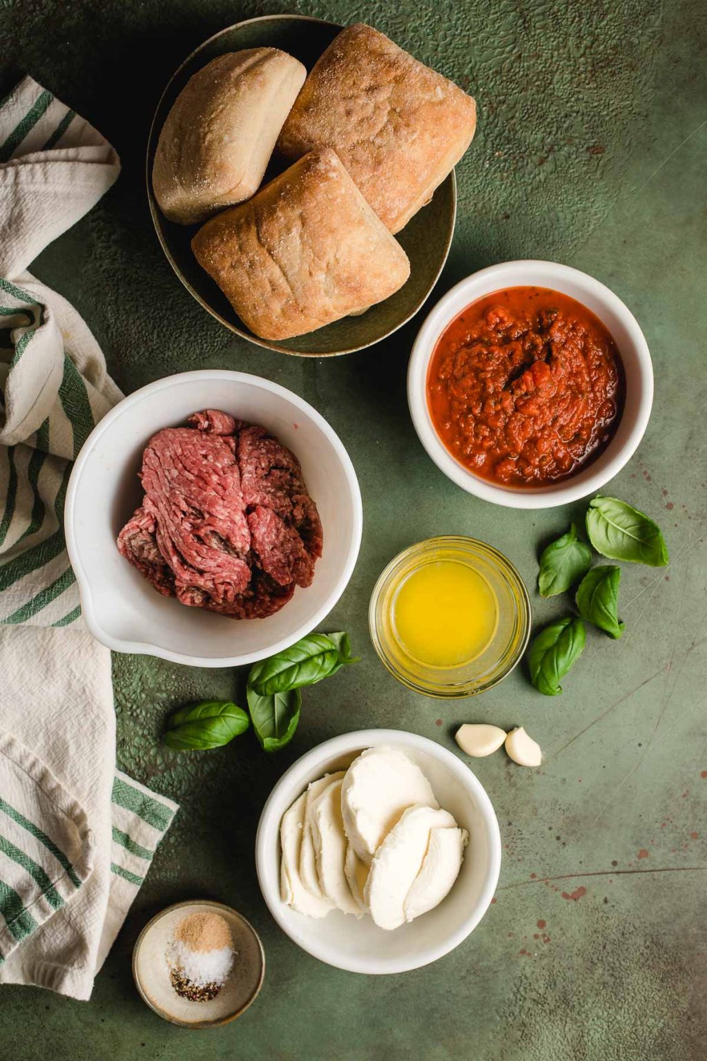Italian Burgers - Ground Beef Recipes