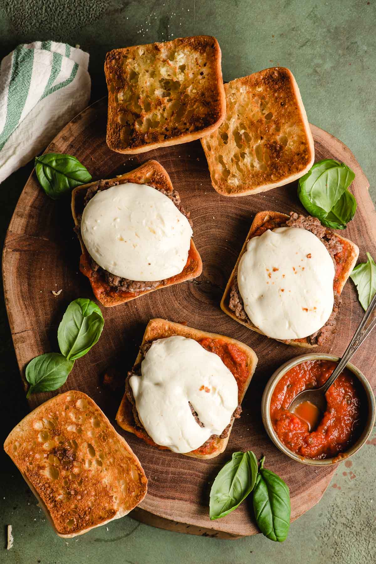 Italian Burgers - Ground Beef Recipes