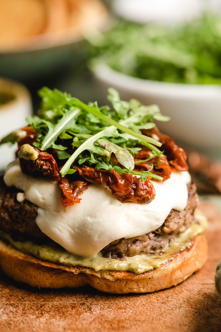 Mozzarella Burgers - Ground Beef Recipes